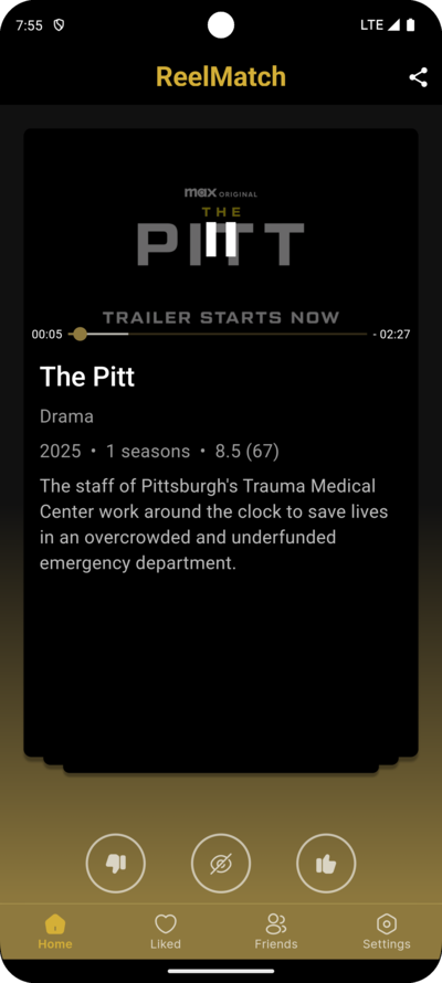 ReelMatch - Movie Matching App | Find Films You Both Love